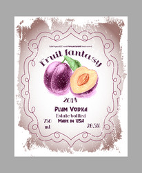 Vintage alcohol labels Royalty Free Vector Image