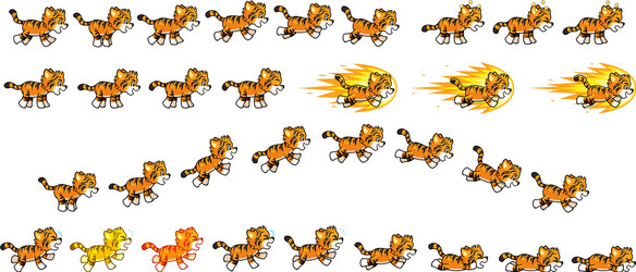 Game Character Sprite Sheet Vector Images (over 200)