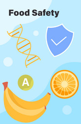 Food safety poster Royalty Free Vector Image - VectorStock