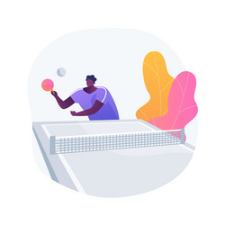 Tennis abstract concept Royalty Free Vector Image