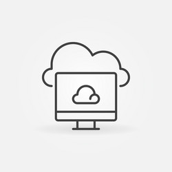 Computer hacker with laptop icon Royalty Free Vector Image