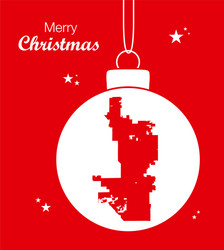 Phoenix arizona city map with coronavirus warning Vector Image