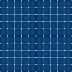 Solar panel grid seamless pattern sun electric Vector Image