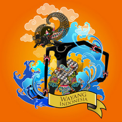 Wayang indonesia symbol Royalty Free Vector Image