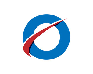 Letter o with tree nature logo design Royalty Free Vector