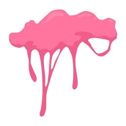 Bubble gum splash cartoon chewy sweet candy Vector Image