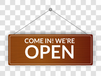 Open Signs with Chains Royalty Free Vector Image