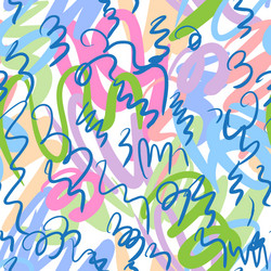 Fun seamless flower pattern Royalty Free Vector Image