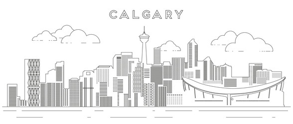 Calgary Skyline Vector Images (over 240)