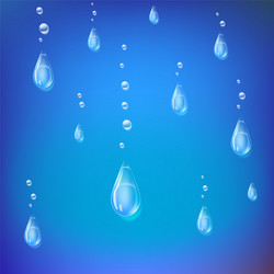 Upside down glass of water experiment floating Vector Image