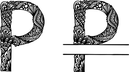 Doodle Letter P