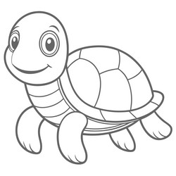 Printable animal coloring outlines Royalty Free Vector Image