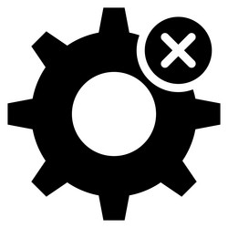 Connection error icon Royalty Free Vector Image