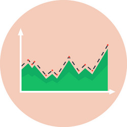 Layered chart Royalty Free Vector Image - VectorStock