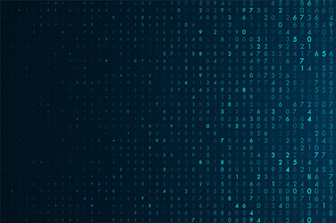 Abstract virtual digital stream Royalty Free Vector Image