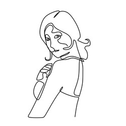 Sexy Girl Line Art Vector Images (over 5,400)