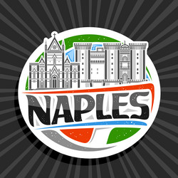 Logo for naples Royalty Free Vector Image - VectorStock