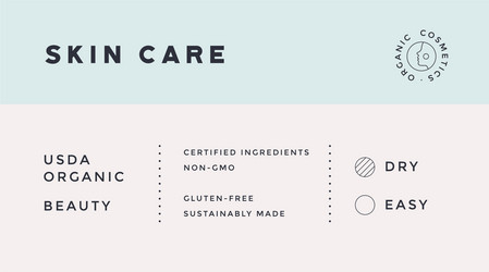 Minimal label typographic modern vintage Vector Image