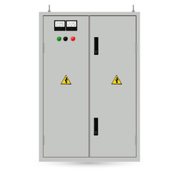 Electrical box industrial control Royalty Free Vector Image
