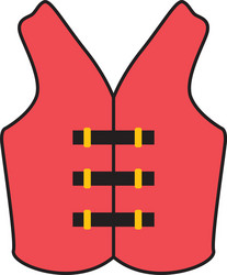 Life jacket Royalty Free Vector Image - VectorStock