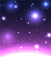 Taurus constellation with triangular background Vector Image