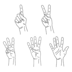 Middle Finger Outline Vector Images (over 490)
