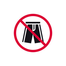 No Pants Sign