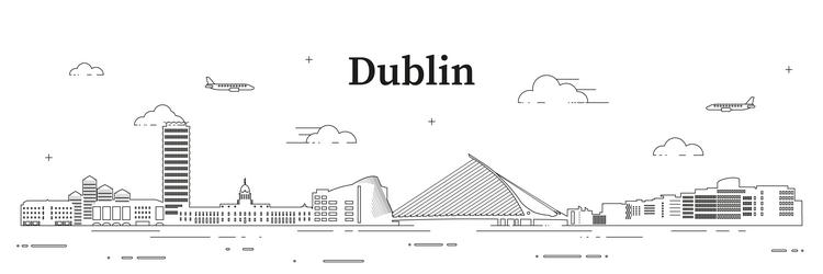 Dublin Skyline Vector Images (over 240)