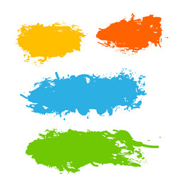 Colorful paint splash Royalty Free Vector Image