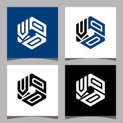 Initial letter m logo design Royalty Free Vector Image