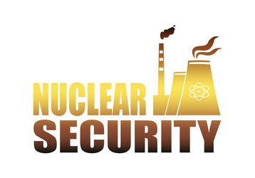 Energy generation atom station with toggle switch Vector Image