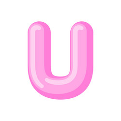 Candy Number Two Lollipop Font Royalty Free Vector Image