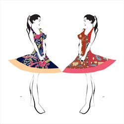 Buketan batik pekalongan Royalty Free Vector Image