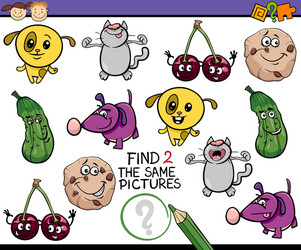 Cartoon task for children Royalty Free Vector Image