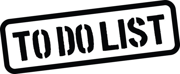 To do list rubber stamp Royalty Free Vector Image