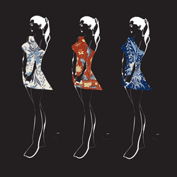 Buketan batik pekalongan Royalty Free Vector Image