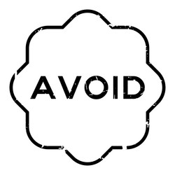 Avoid Symbol Rubber Vector Images (over 270)