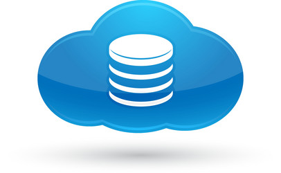 Cloud computing sync icon Royalty Free Vector Image