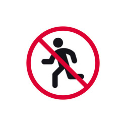 No Running