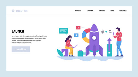 Space mission control center rocket launch Vector Image