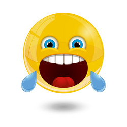 Yellow sad smiley emoticons set emoji Royalty Free Vector