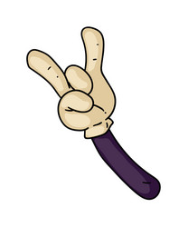 Devil Hand Gesture Vector Images (over 650)