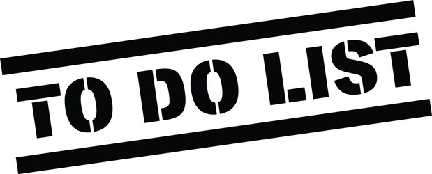 To do list rubber stamp Royalty Free Vector Image