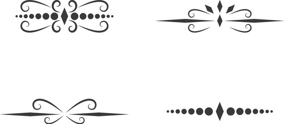 Border line design Royalty Free Vector Image - VectorStock