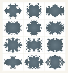 Medieval vintage heraldry ornament Royalty Free Vector Image