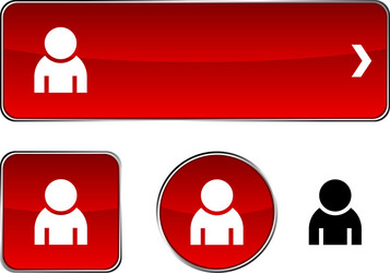 Person button set Royalty Free Vector Image - VectorStock