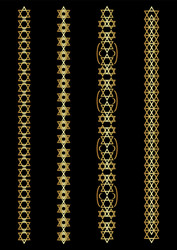 Set of art deco patterns and ornaments creative Vector Image