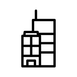 Office building icon Royalty Free Vector Image