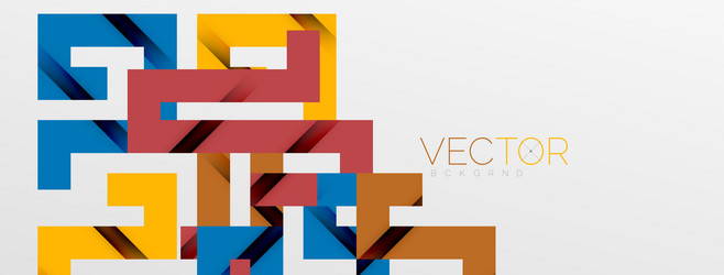 Color bend lines with shadow texture effect Vector Image