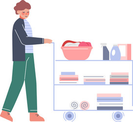 Housekeeper Cart Trolley Vector Images (over 180)